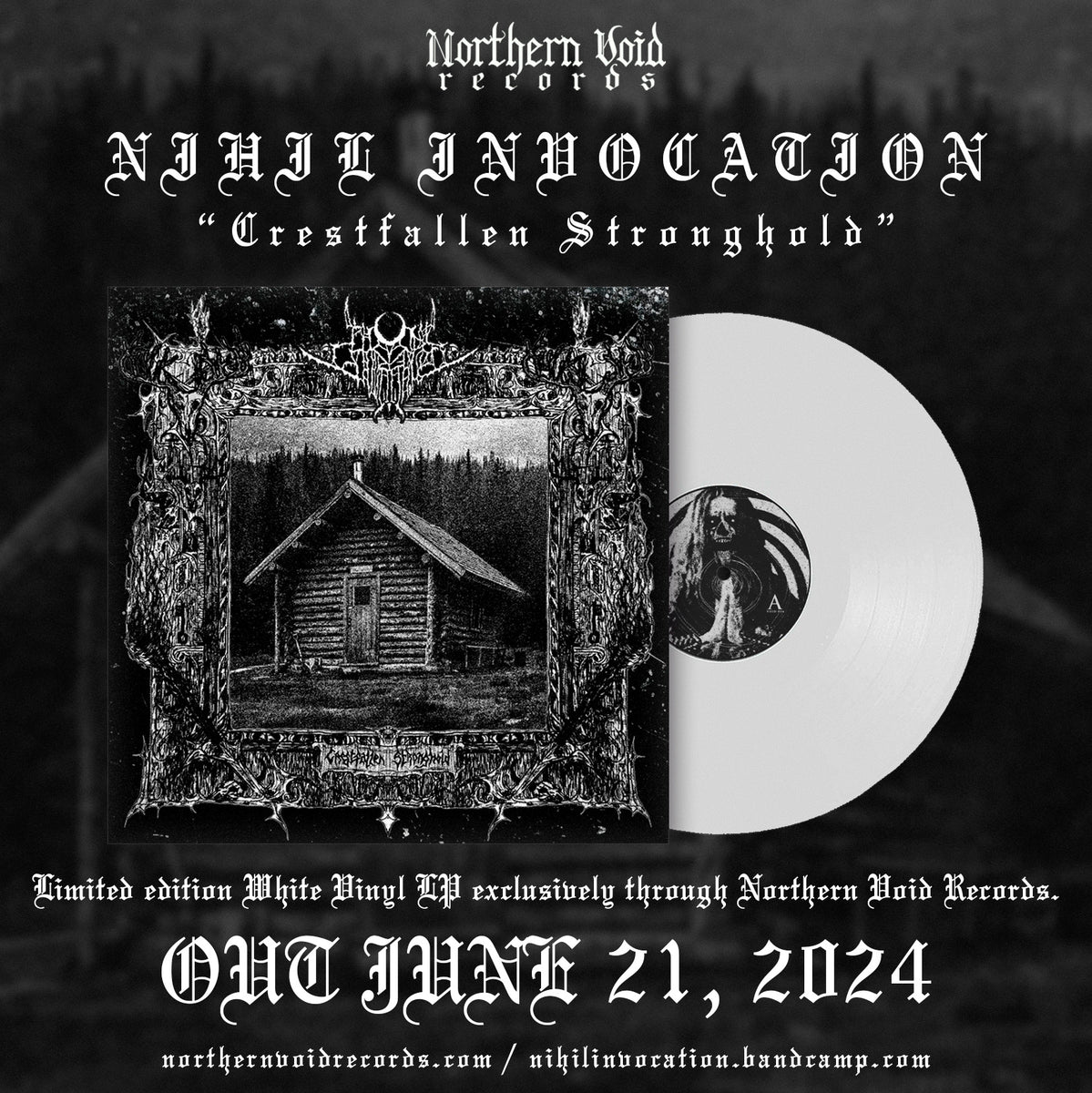 Nihil Invocation Crestfallen Stronghold Lp Northern Void Records